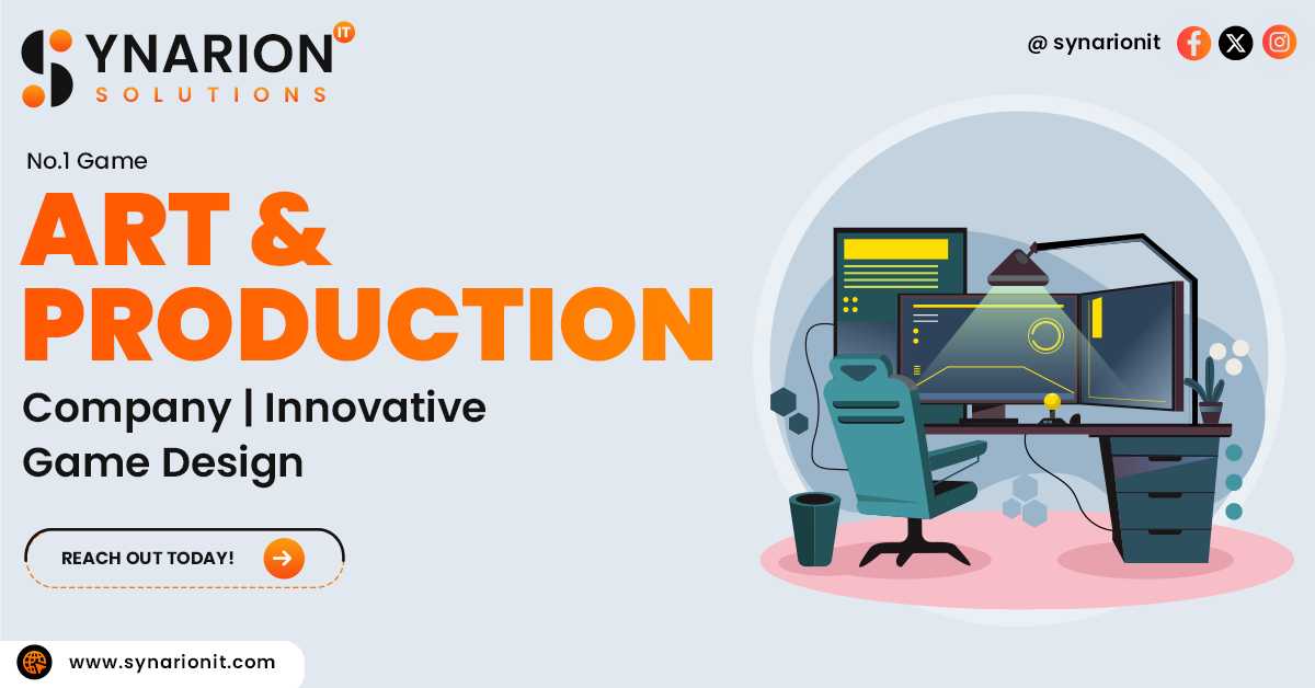 No.1 Game Art & Production Company | Innovative Game Design