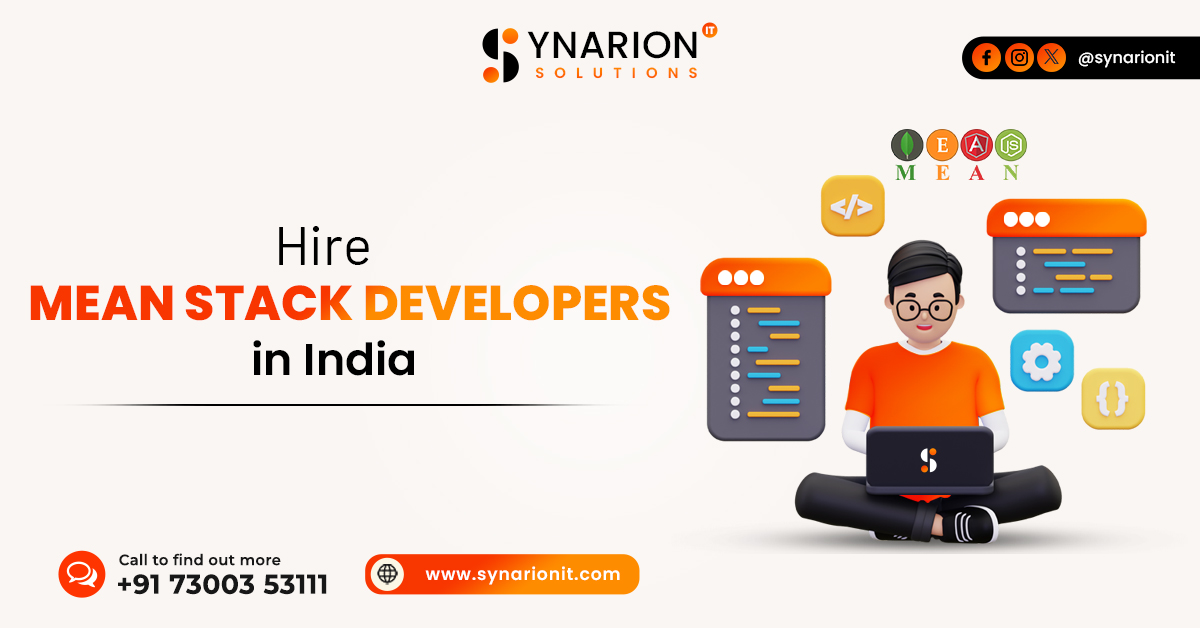 Hire Top MEAN-STACK Developers in India | Hire MEAN Developers