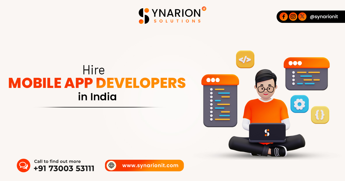 Hire Mobile App Developers In India [40 Expert Programmers]