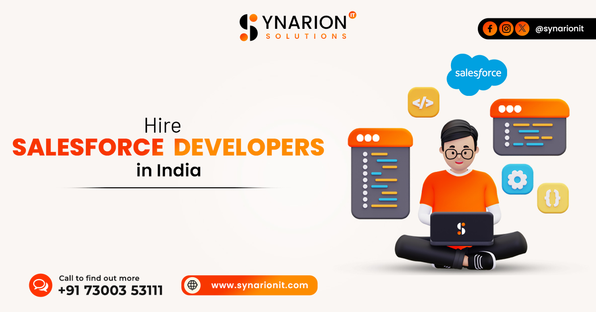Hire Salesforce Developers in India | CRM App Development Company