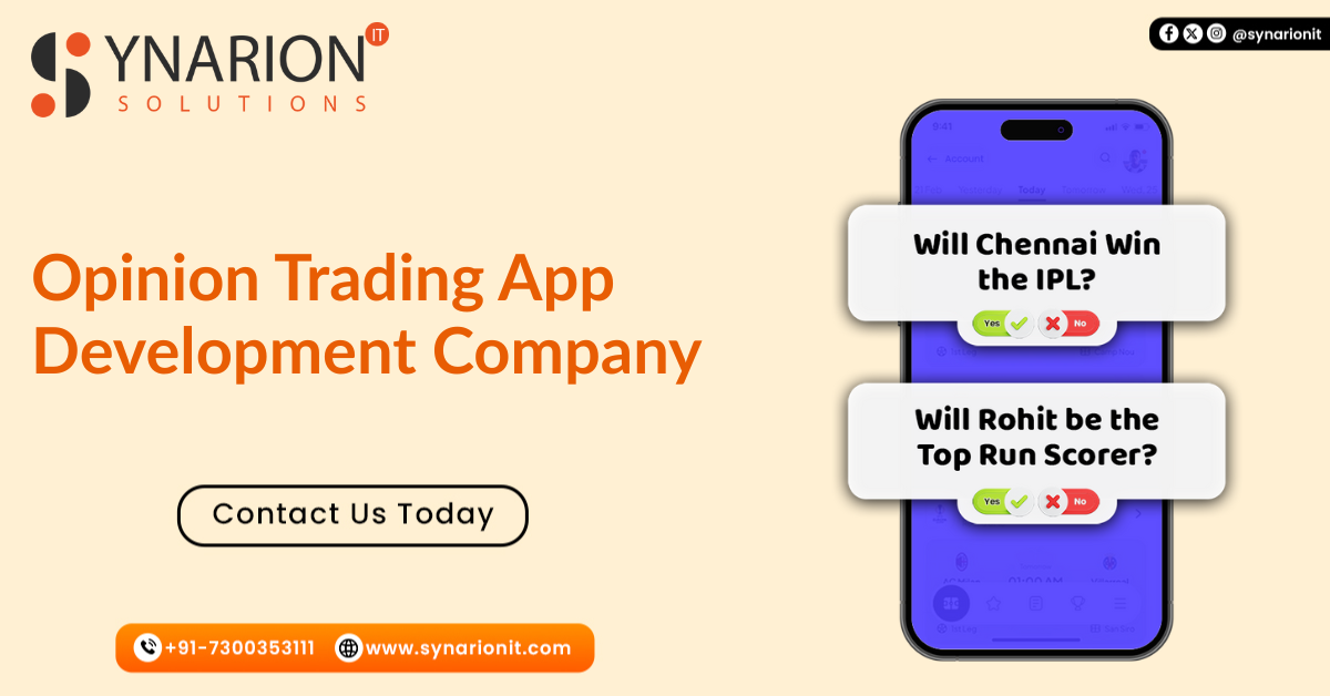 Opinion Trading App Development Company | Probo Clone Script