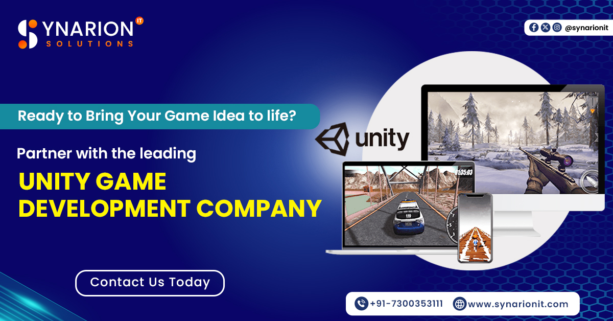 Unity Game Development Company | 2D & 3D Game Development