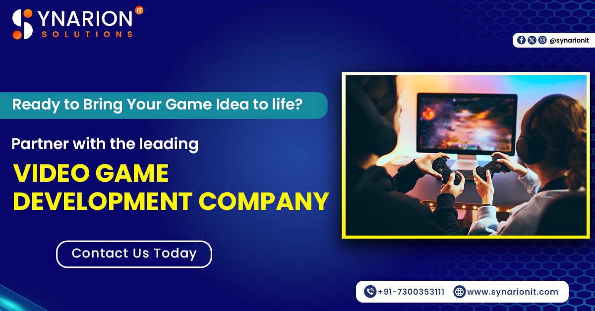 Video Game Development Company | Custom Game Solutions
